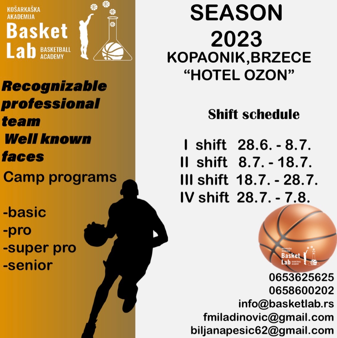 International Basketball Academy "BASKET LAB"