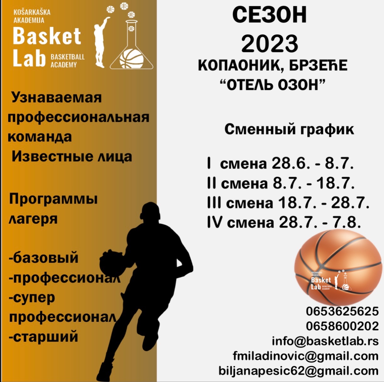 International Basketball Academy "BASKET LAB"